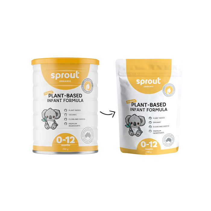 Sprout organic formula 700g pouch plant based – livelifestore.co.nz